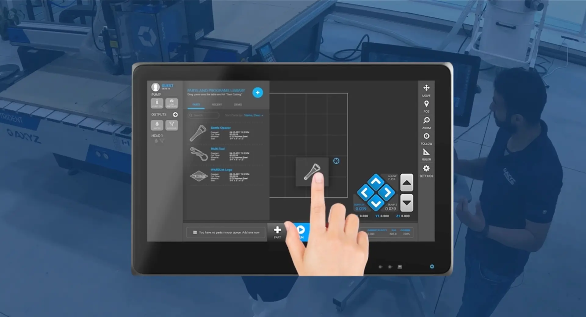 MOVE CNC Software - IAXYZ
